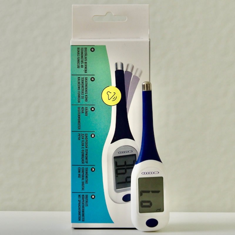 Termómetro Digital de Axila c/ Voz Portuguesa Exceed